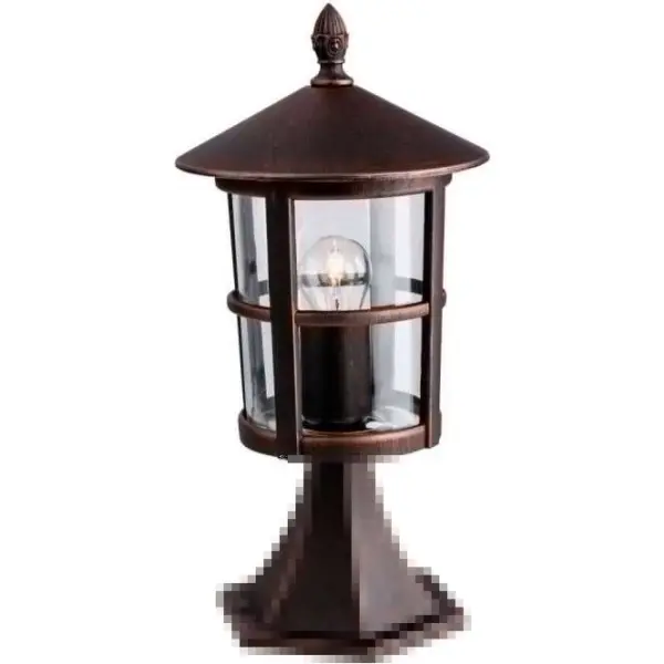 Firstlight 2357BZ Stratford Single Pillar Lantern Die Cast Aluminium in ...