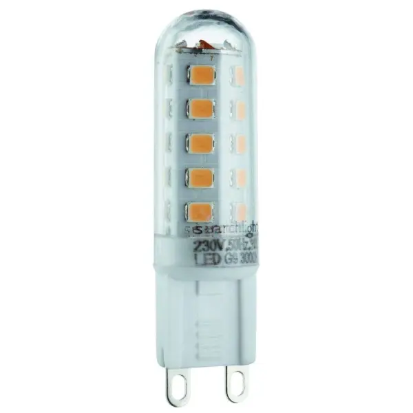 Searchlight L1903CW LED G9 3W Cool White LED Bulb | onlinelightingshop ...